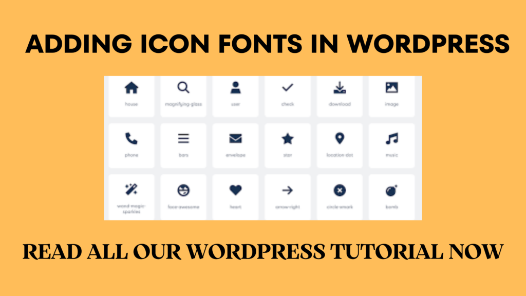 How to Add Icon Fonts in WordPress Theme - Best Method 2024 - Meku Matramey